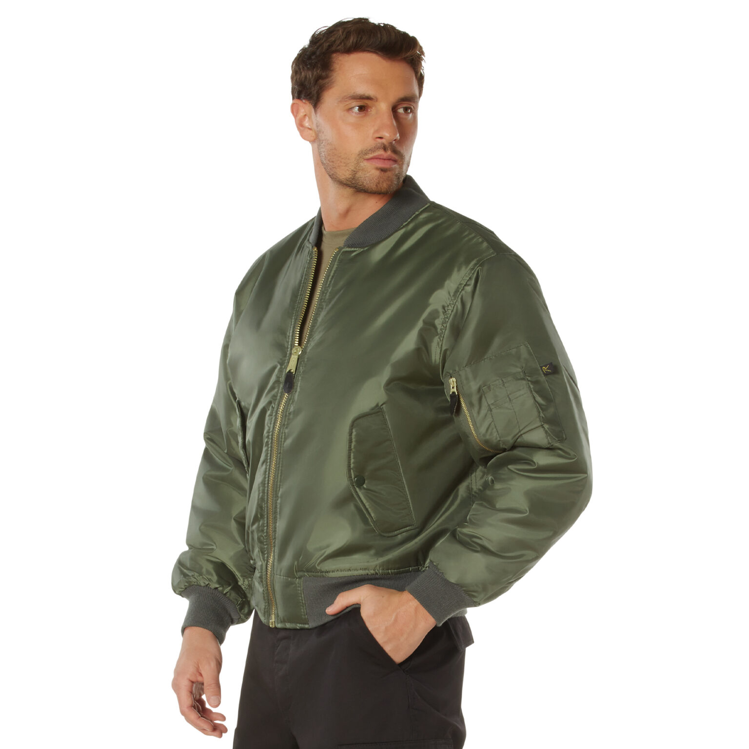 Rothco MA-1 Flight Jacket - Sage Green | Uniform Tactical Supply